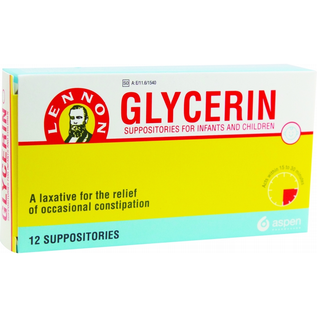 GLYCERIN CHILD SUPPS 12’S – Westham Pharmacy